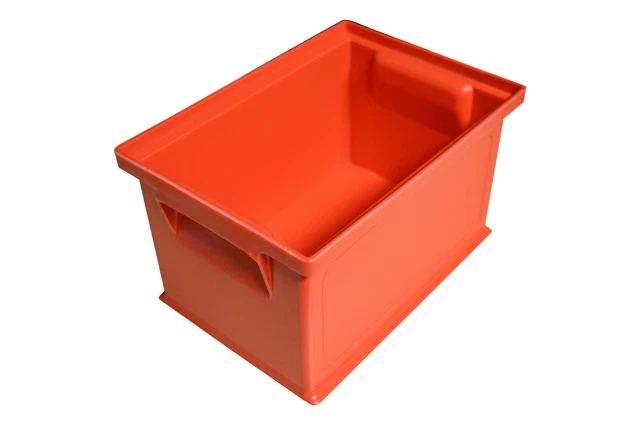 TRANSPORTBOX LAGERBOX ROT 210X150x130mm Box K202/3 Plastipol-Scheu ...