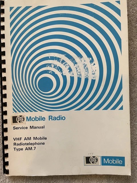 OUR MOBILE RADIO, Type AM7 Original Service Manual. Nice Clean ...