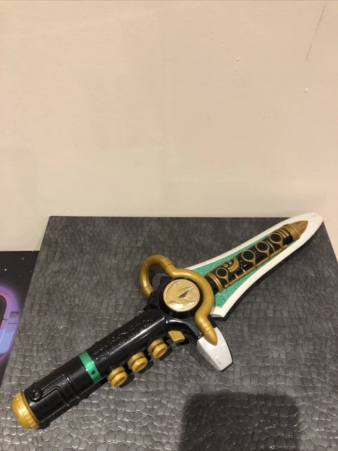 VINTAGE 1994 BANDAI Power Rangers Green Ranger Dragon Dagger Flute ...