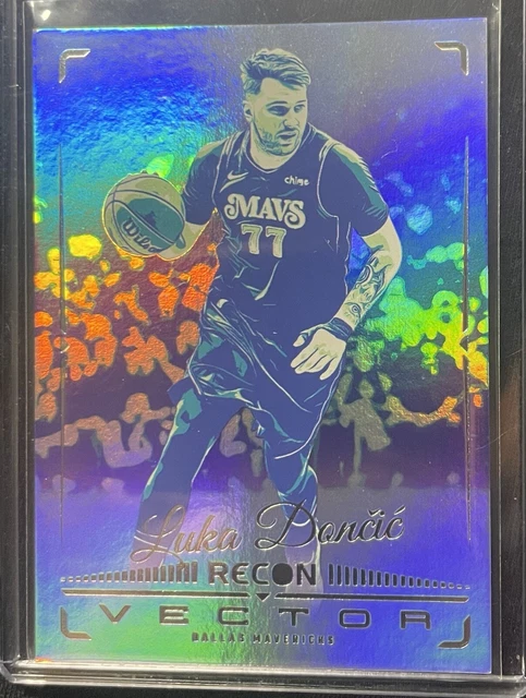 2023-24 RECON BASKETBALL Luka Doncic Silver Holo Vector #3 SP WCF ...
