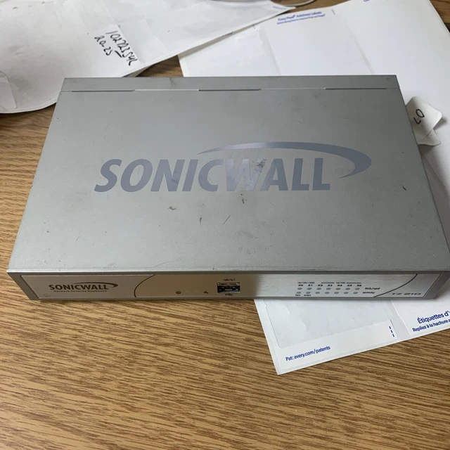 DISPOSITIVO DE SEGURIDAD de red SonicWall TZ 210 APL20-063 sin fuente ...