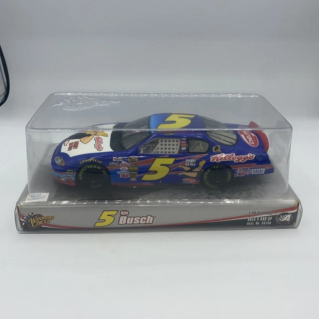 KYLE BUSCH #5 Diecast Car Kelloggs Johnny Bravo 2005 Monte Carlo Nascar ...