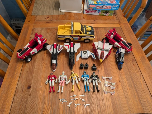 BANDAI 1991 Jetman Full Set , Striker .. Power Rangers Chojin Sentai ...