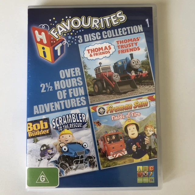 THOMAS & FRIENDS Trusty Friends Fireman Sam Fields of Fire Bob the Builder DVD £6.16 - PicClick UK