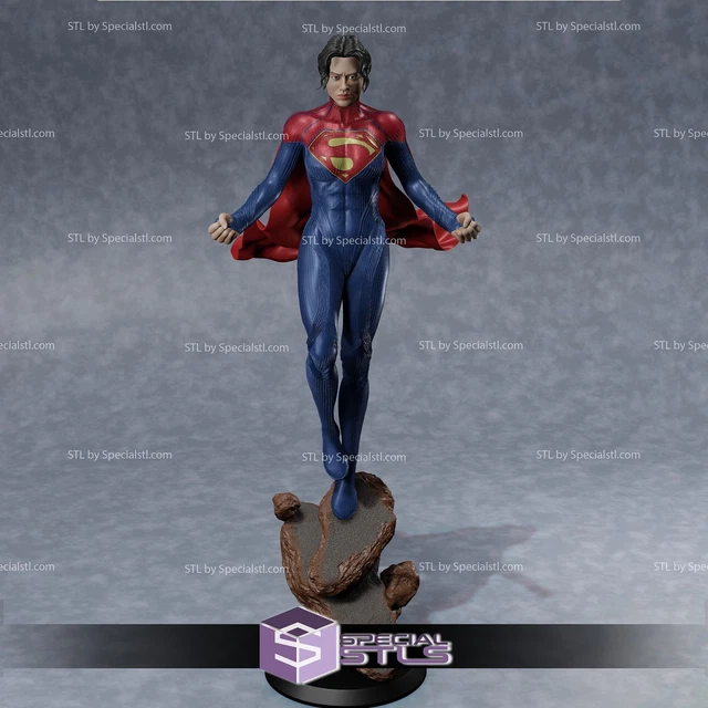 SUPERGIRL FROM THE Flash 2023 DC Resin 3d printed DIY model kit £49.99 ...
