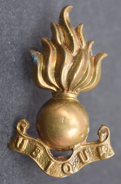 RE ~ ROYAL Engineers ~ Brass Collar Badge £7.58 - PicClick UK