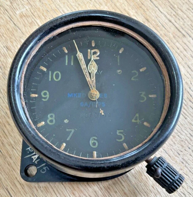 WW2 AIR MINISTRY Raf Aircraft 8 Day Cockpit Clock - 6A/1275 £195.00 ...