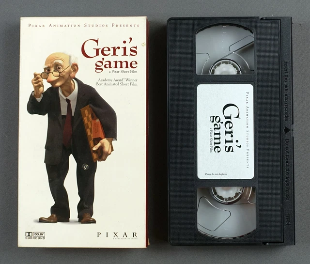 GERI'S GAME VHS Video Promotional Pixar Short Film $7.99 - PicClick