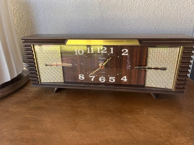 VINTAGE RHYTHM MUSICAL Clock Wind Up Mechanical $27.00 - PicClick AU