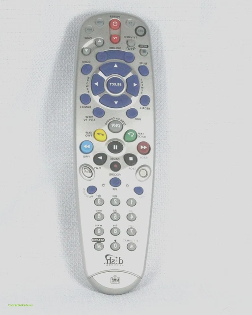 DISH NETWORK 501 510 Uhf Remote Ir Bell Tv Vu Dvr 5100, 5800 5900 6100 ...