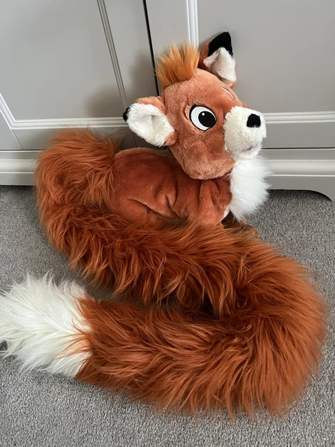 DISNEY PARKS FOX and the Hound Tod plush toy boa tail £24.99 - PicClick UK