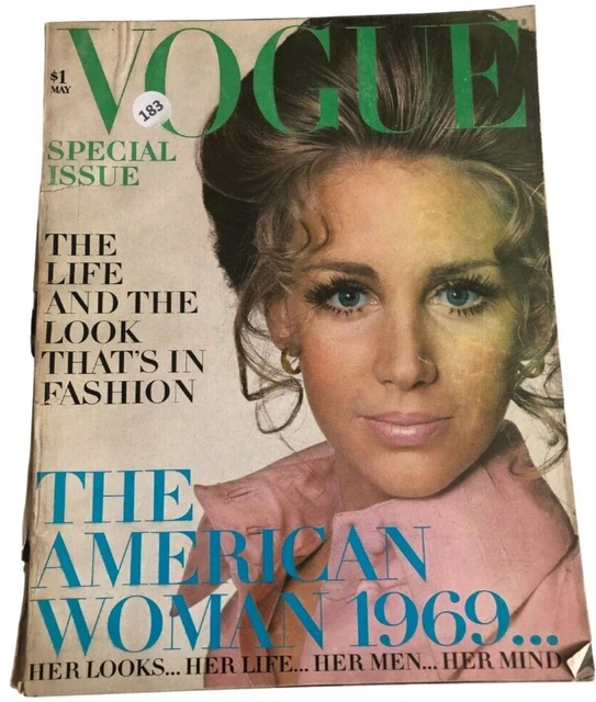 1969 VOGUE MAGAZINE I May 1969 I Cover: Windsor Elliot I 1960s Fashion ...