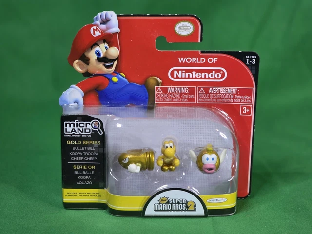 WORLD OF NINTENDO Gold Series Bullet Bill Koopa Troopa Cheep Cheep ...