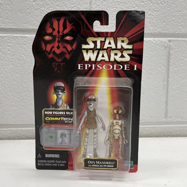 ORIGINAL STAR WARS Episode 1 Hasbro Figure Commtech Aus 3 Ody Mandrell ...