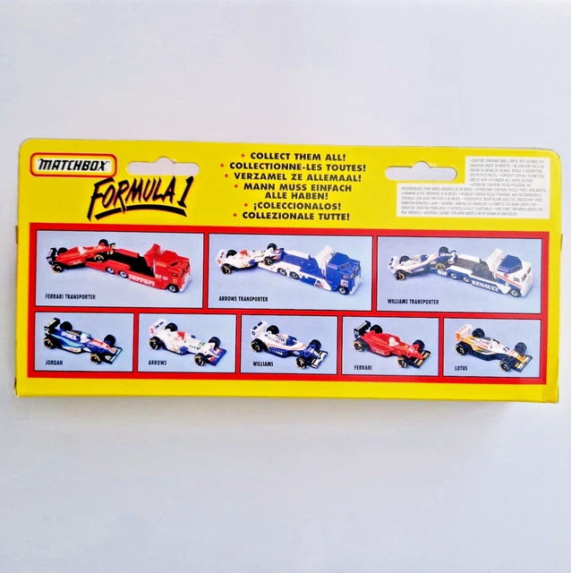 MATCHBOX FORMULA 1 Ferrari Race Car Transporter F1 - MIB EUR 36,50 ...