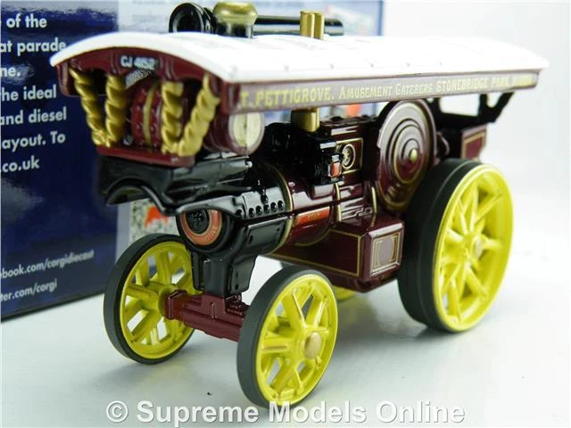 BURRELL SHOWMANS STAR T Pettigrove Steam Engine Middlesex 1:76 Size ...
