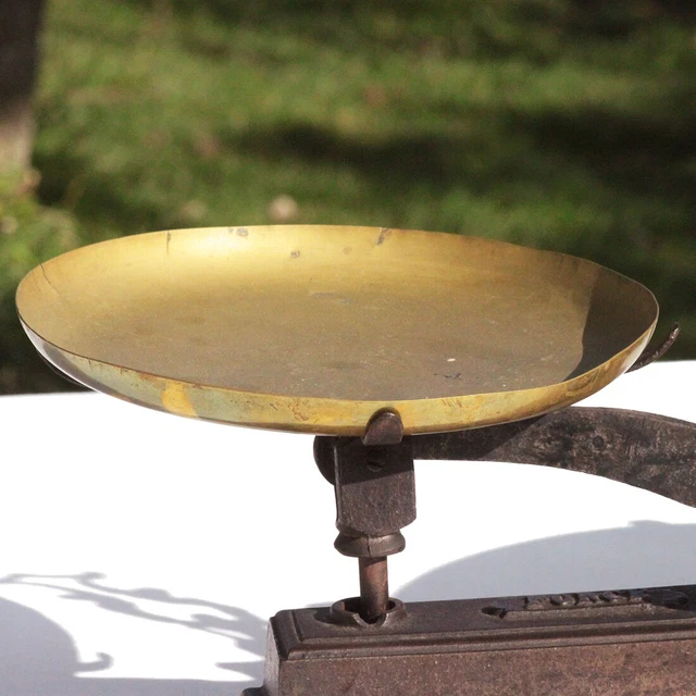 ANCIENNE BALANCE D'ÉPICIER de type Roberval force 10 kilos EUR 30,00 ...