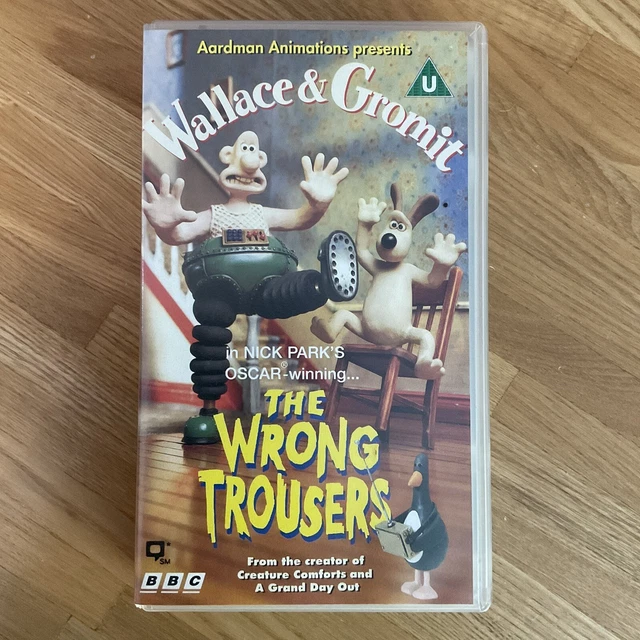 WALLACE AND GROMIT - The Wrong Trousers (VHS/H, 1994) £5.00 - PicClick UK