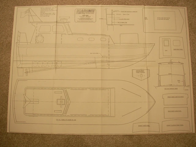 MARINE MODELLING INTERNATIONAL plans of Pilot Boat a semi scale model ...