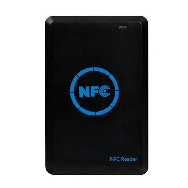 2X(5 FREQUENCY RFID Chip Duplicator NFC Reader Copier HID 125Khz/ IC/ID ...