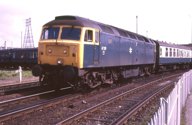 ORIGINAL 35MM colour slide of 47351 BR class 47 diesel loco £1.99 ...