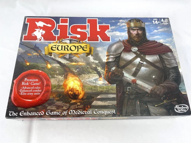 RISK EUROPE BOARD Game Enchanted Medieval Conquest Complete £26.46 ...