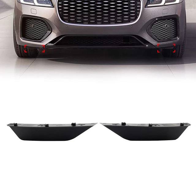 PAIR FRONT BUMPER Lower Air Deflector T2H45347 T2H45346 For Jaguar XF ...