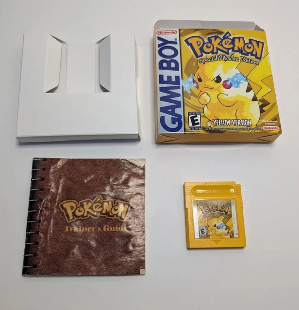 POKÉMON YELLOW VERSION Special Pikachu Edition For Gameboy - Plus ...