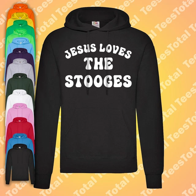 JESUS LOVES THE Stooges Hoodie | Iggy Pop | Punk Rock | Retro | 70s £26 ...