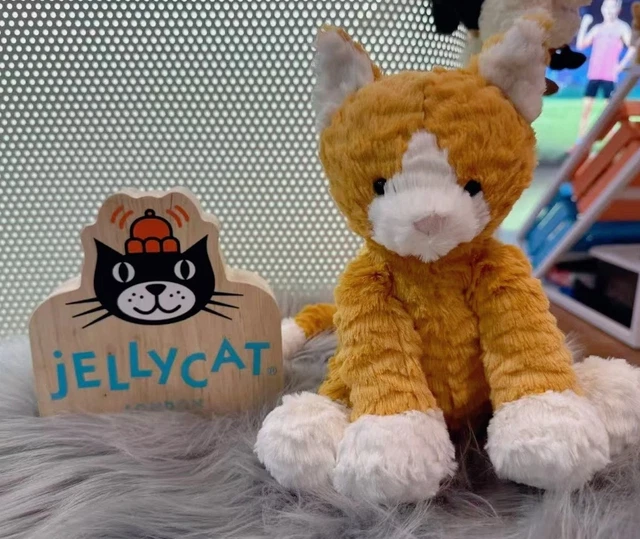 JELLYCAT GINGER CAT 23cm Fuddlewuddle Plush NEW Super Soft Cuddly Toy ...