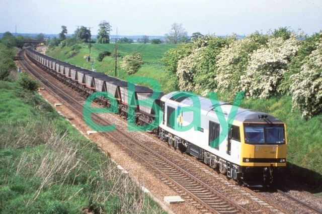 35MM RAILWAY SLIDE of Class 60 60042 @ Elford £4.99 - PicClick UK