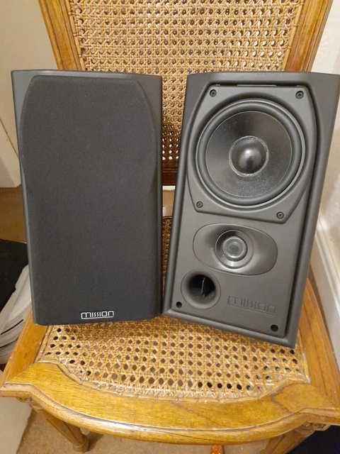 MISSION 731 BOOKSHELF Speakers Hi-Fi Stereo Loudspeakers, Made In ...