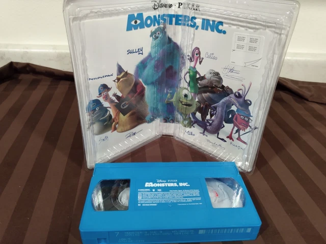 MONSTERS INC DISNEY Pixar (VHS, Clamshell) Blue VHS Tape Edition. £9.88 ...