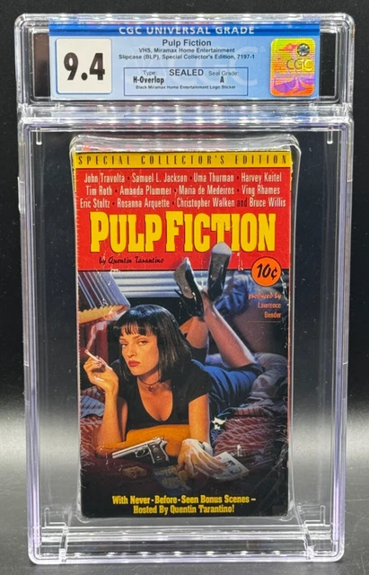 PULP FICTION VHS Tape Special Collector's Edition Miramax Sealed New CGC 9.4 A £0.75 - PicClick UK