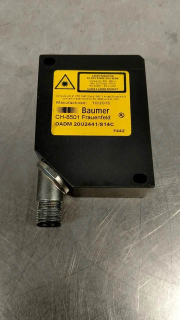 BAUMER ELECTRIC CH-8501 Frauenfield OSDM 16D9601/S14 Laser Beam Sensor ...