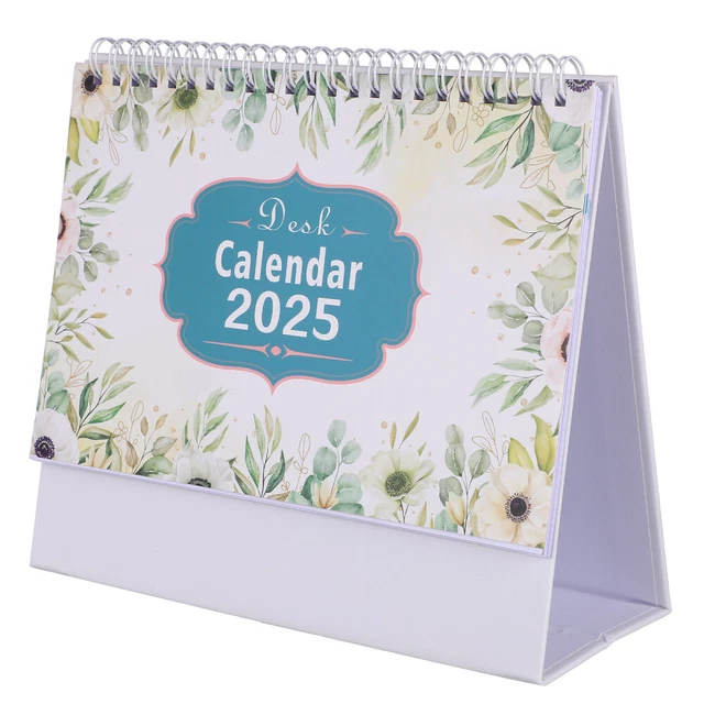 STANDING DESK CALENDARS 2025 Office Calendar 2025 Flip Desk Calendar ...