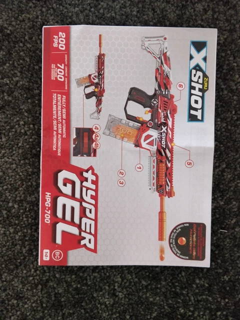ZURU X-SHOT HPG-700 Hyper Gel Blaster £0.99 - PicClick UK
