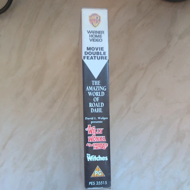 ROALD DAHL DOUBLE The Witches & Willy Wonka - 1989 VHS - Classic 80's ...