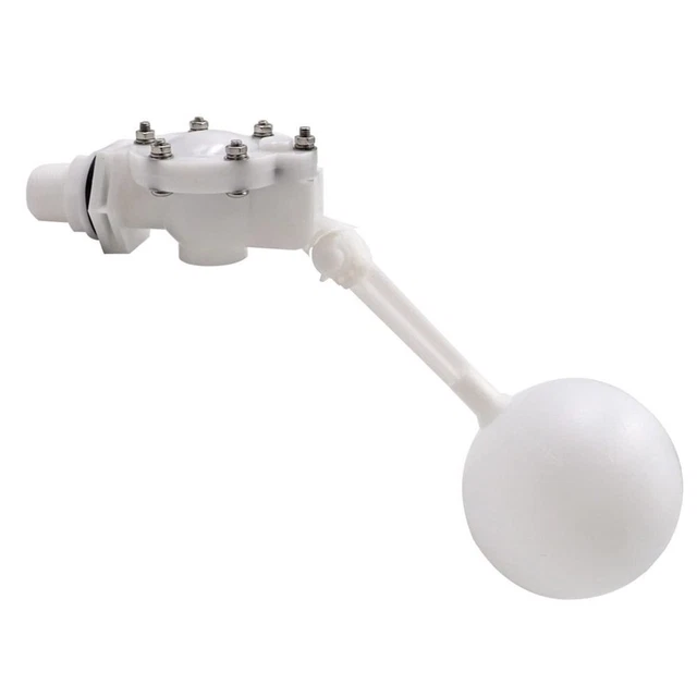 PLASTIC FLOAT FLOAT Ball Valve 3/4 Inch Float Valve Water Tank, Pond £ ...