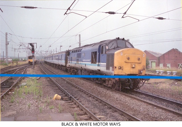 TRAIN COLOUR NEGATIVE Class 37 414 Regional Railways Livery £0.99 ...