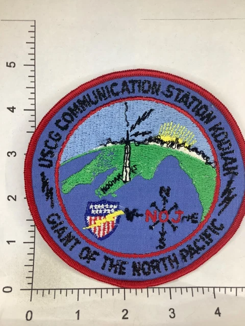 VINTAGE U.S.C.G. COMMUNICATION Station Kodiak,Al Patch $9.99 - PicClick