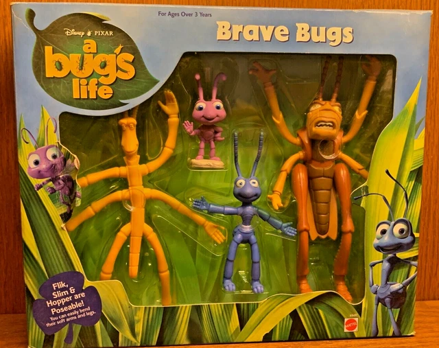 FIGURA DISNEY PIXAR A Bug's Life Hungry Heimlich la Oruga Mattel #69490 ...