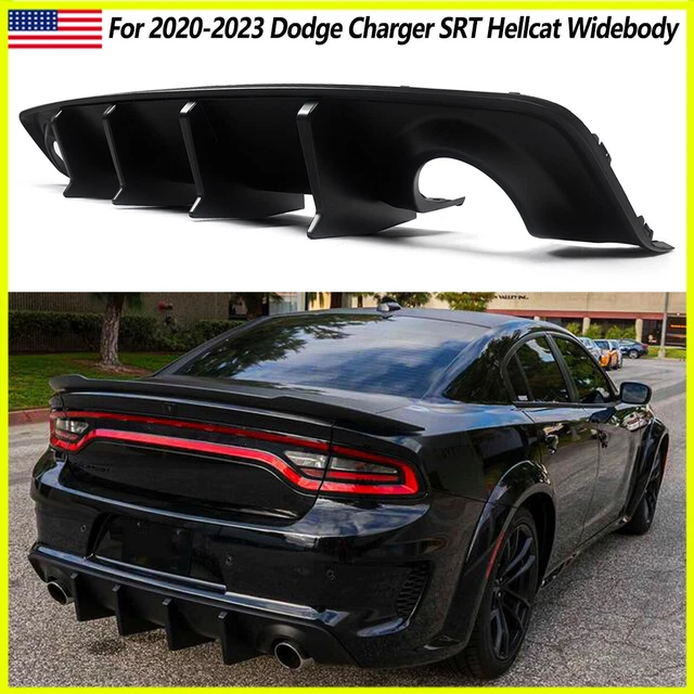 FOR 2020-2023 DODGE Charger SRT Widebody Shark Fin Rear Diffuser ...