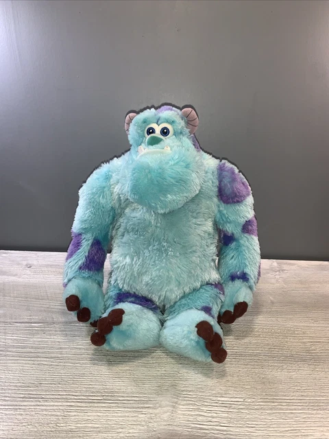 DISNEY MONSTERS INC Sulley Plush James Sullivan Stuffed Animal Pixar 13 ...