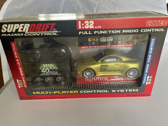 EZTEC TOYOTA SUPRA 1:32 Scale Full Function Radio Control Car Gold £20. ...