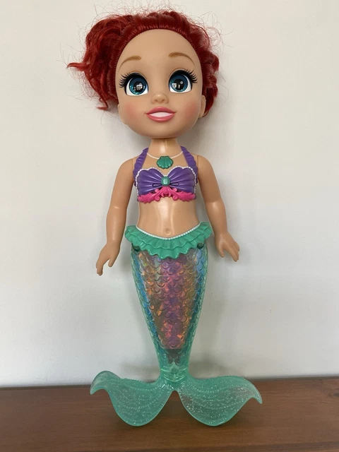 DISNEY PRINCESS SING and Sparkle Ariel Little Mermaid Doll 14" Not ...
