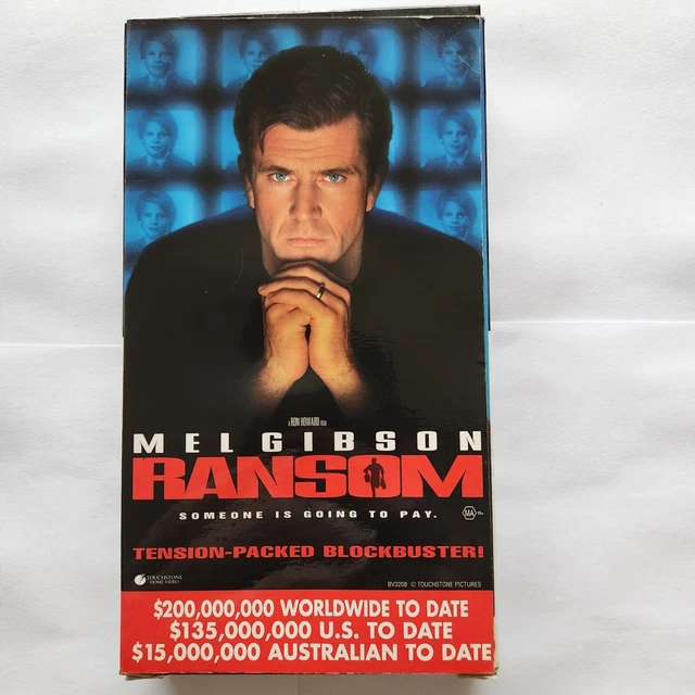 RANSOM & JACK Full Length Screener Vhs Rare Mel Gibson Robin Williams ...