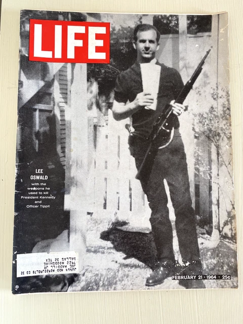 LIFE MAGAZINE -FEBRUARY 21 1964 -Lee Harvey Oswald Cover w/ Beatles US ...