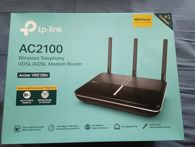 TP-LINK AC2100 ARCHER VR2100V Modem Router/VOIP $140.00 - PicClick AU