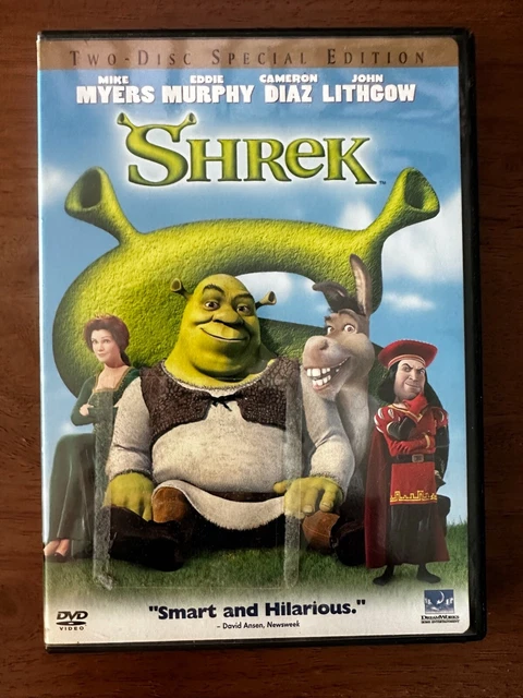 Shrek Dvd 2001 Dreamworks Classic Animated Movie 2 Discs W Dts Audio Region 1 £550 Picclick Uk